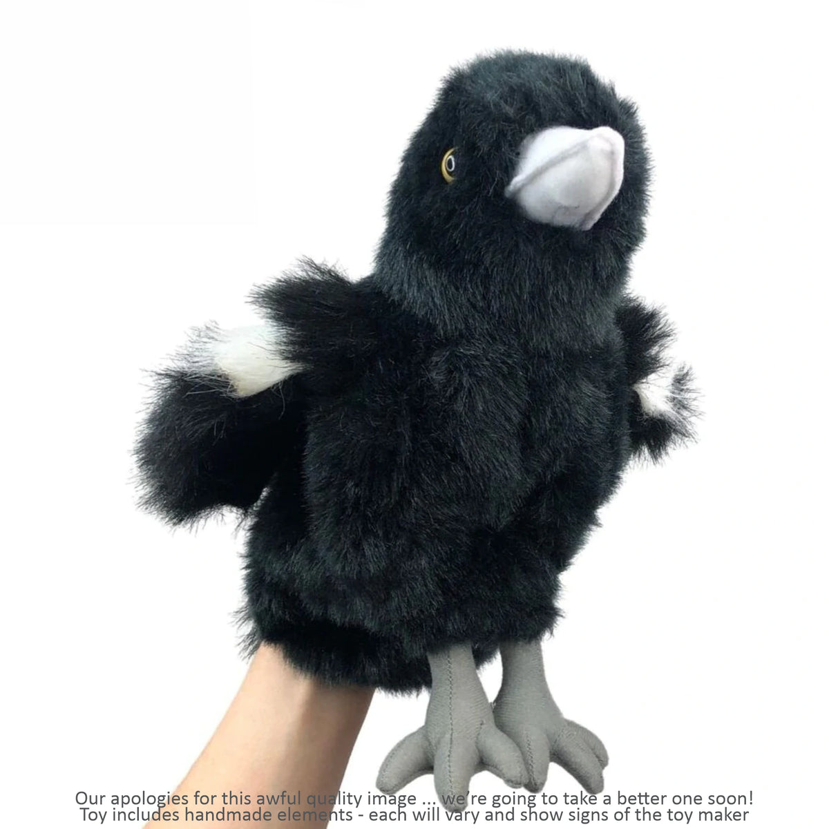 Hand Puppet - Magpie - Geppetto's Workshop