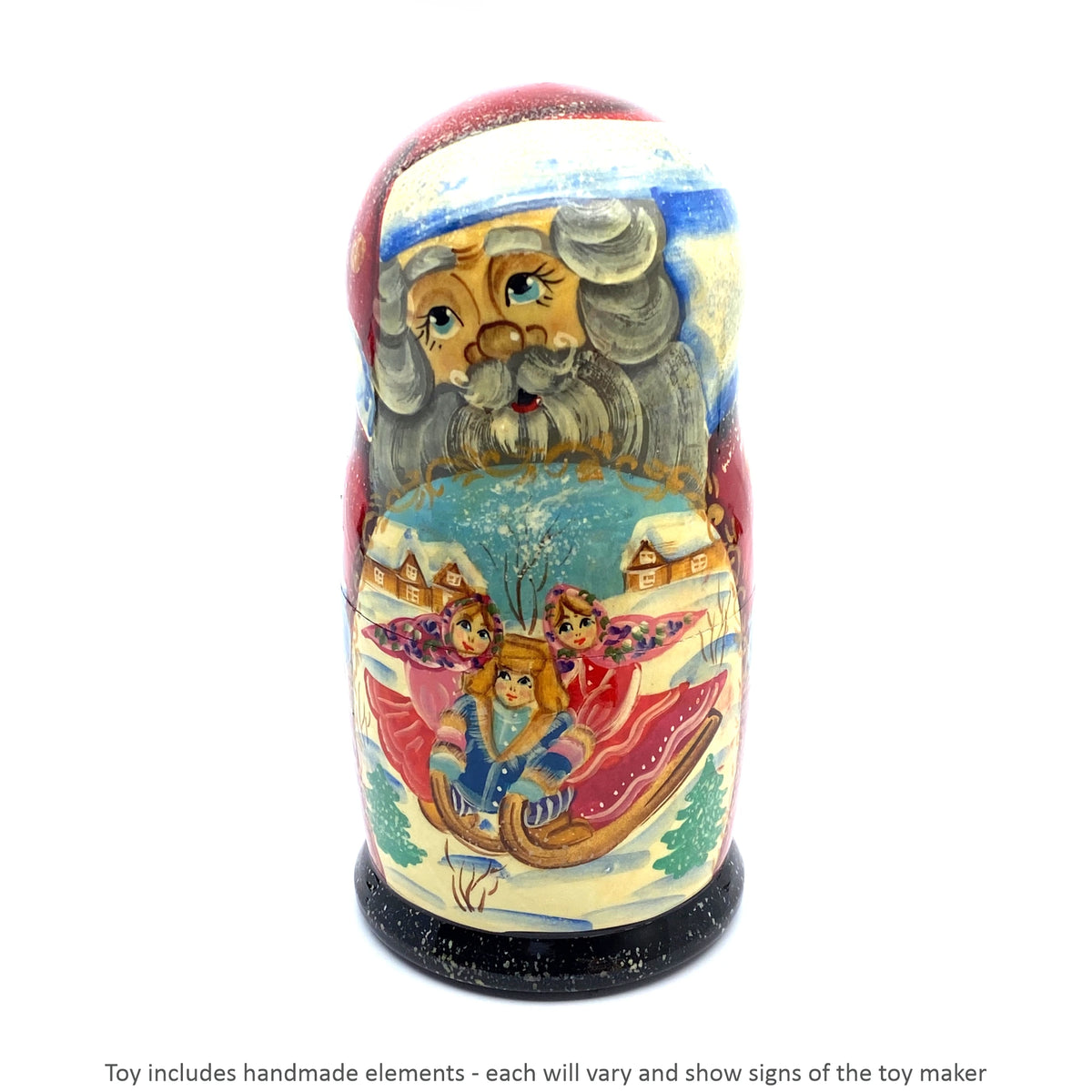 Christmas Snow Tales with Sleigh Ride - 5 pc set / Approx 15 cm ...