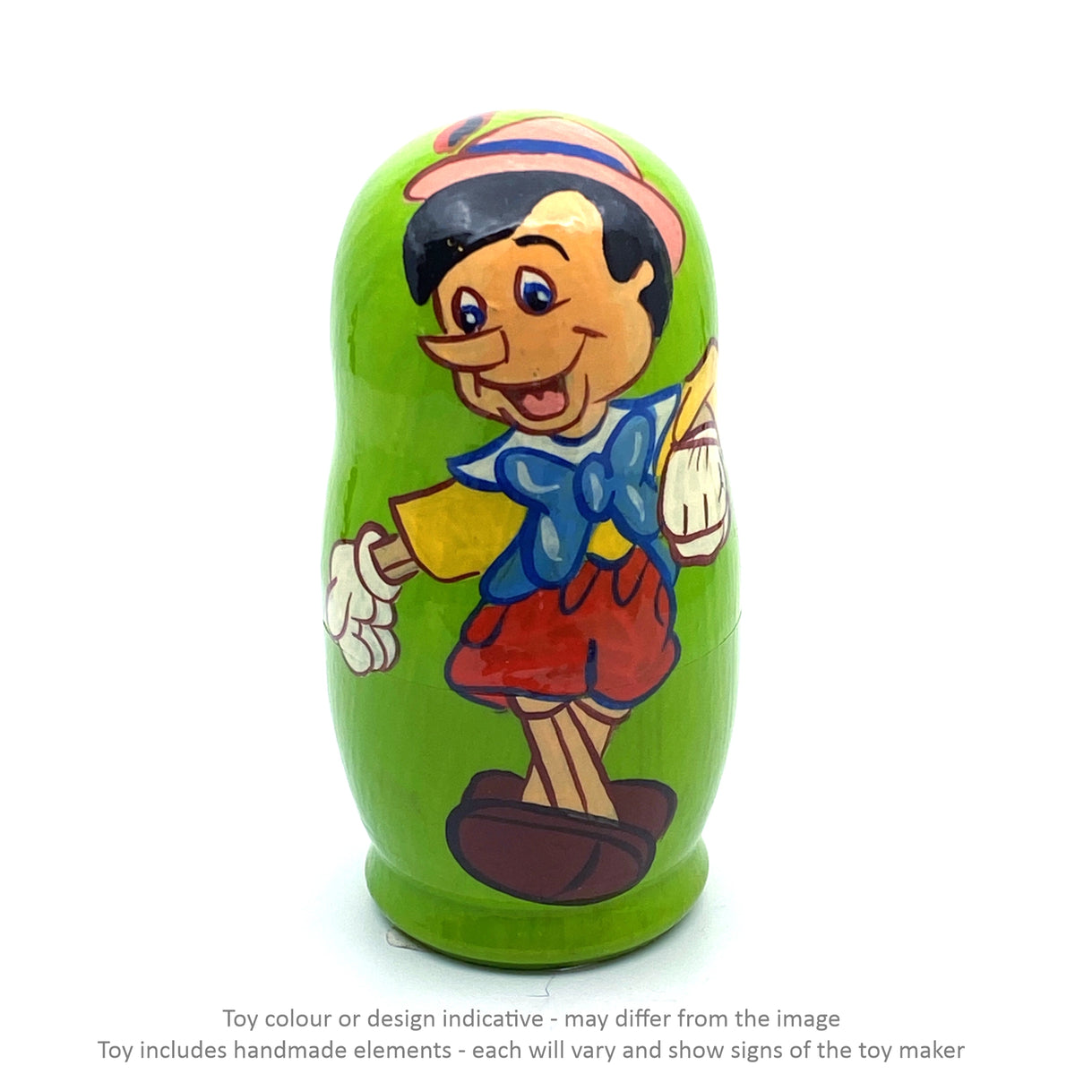 Pinocchio Walking (Geppetto 2nd) - Disney Small Green / 5 pc set ...