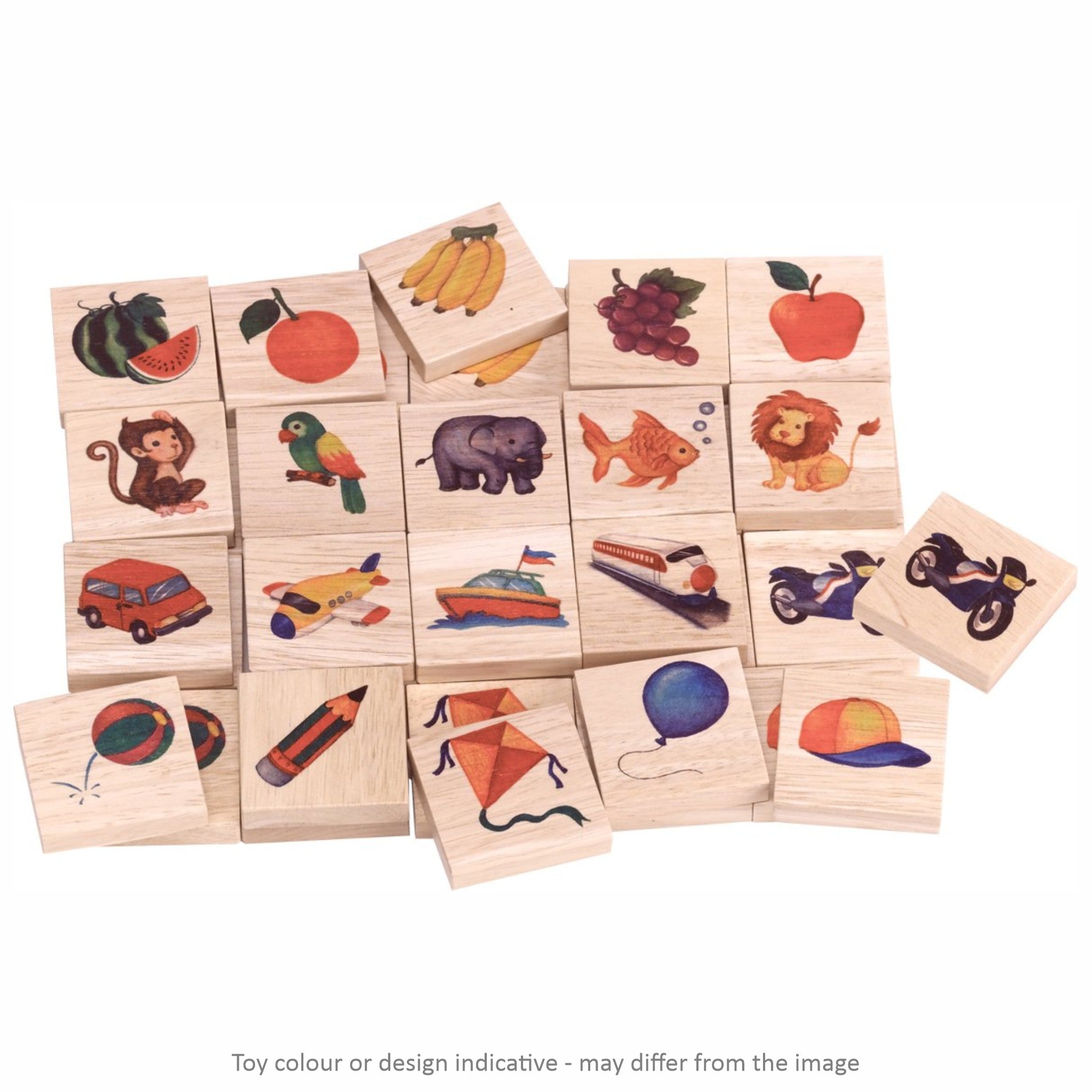 Think and Tell Wooden Tiles - 40 pcs - Geppetto's Workshop