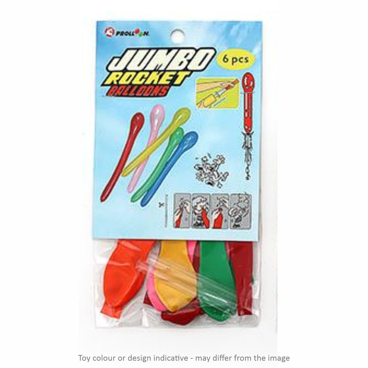 Jumbo Rocket Balloons - Geppetto's Workshop