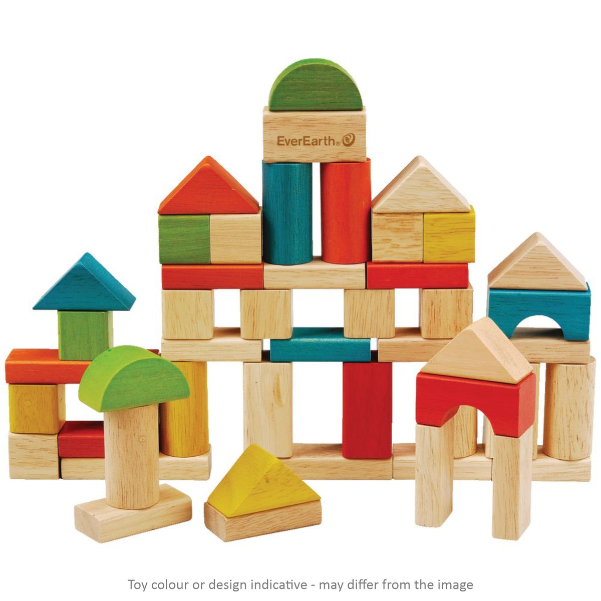 Building Block Set with Bucket - 50 pcs - Geppetto's Workshop