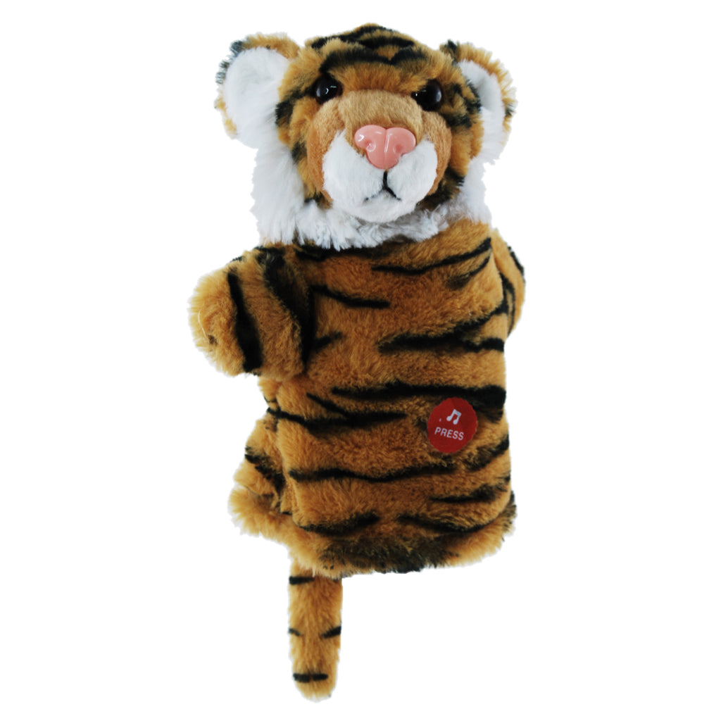 Hand Puppet - Tiger / with Soundbox - Geppetto's Workshop