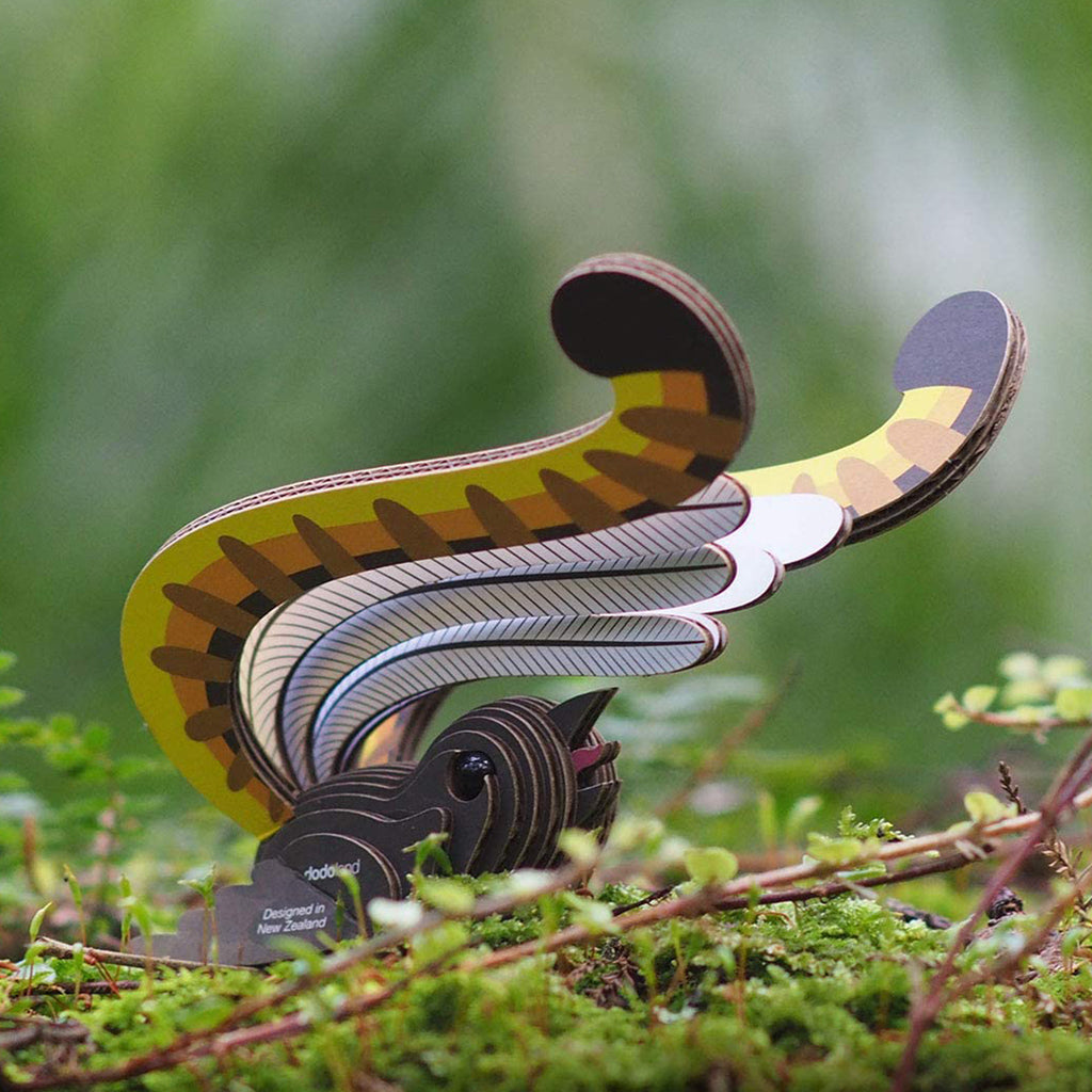 3D Cardboard Kit - Lyre Bird / EUGY 059 - Geppetto's Workshop